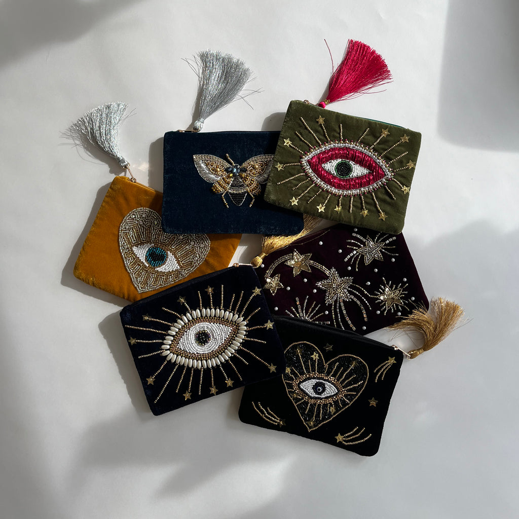 SHOOTING STAR VELVET POUCH