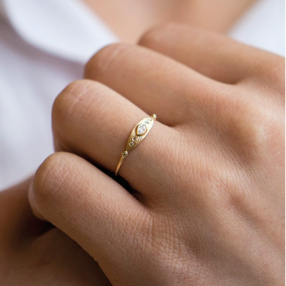 SUN EYE DIAMOND RING